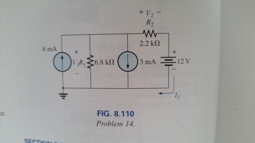 Solved For The network in 8.110: a) Convert the voltage | Chegg.com