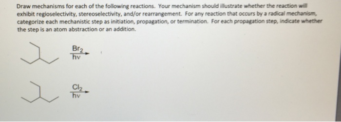 Solved Draw mechanisms for each of the following reactions. | Chegg.com