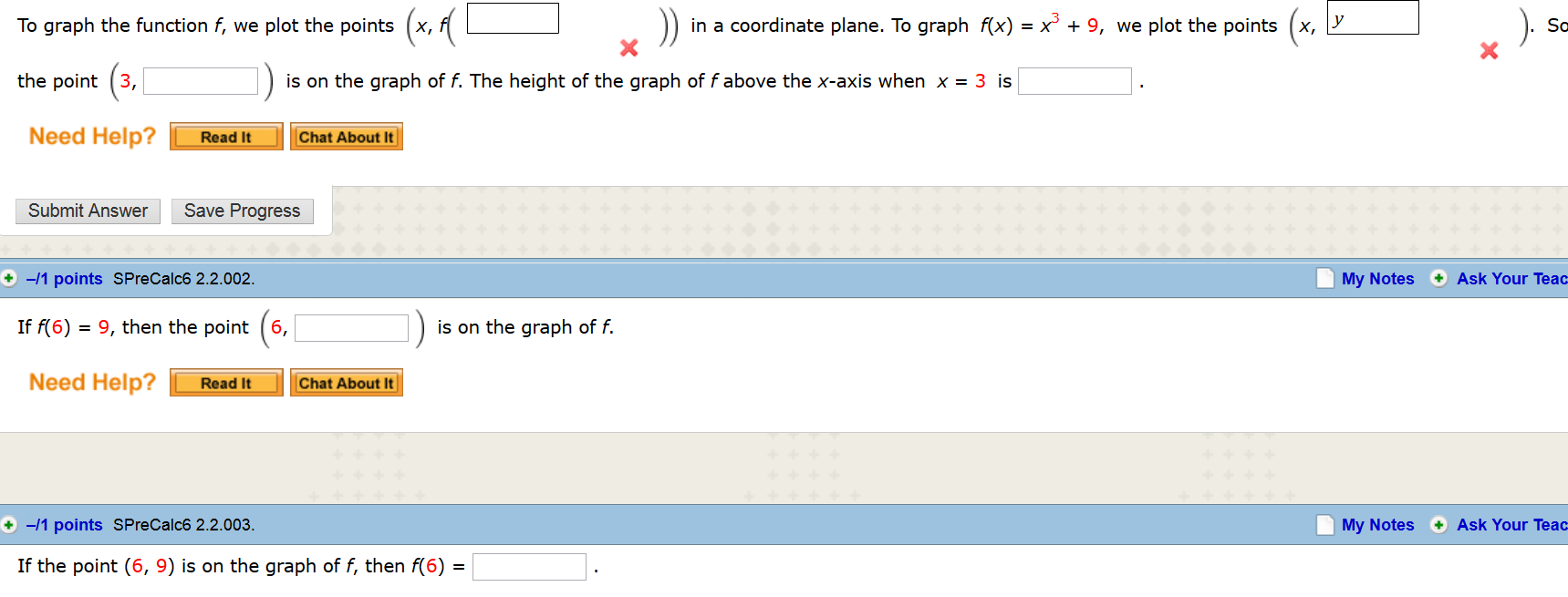 Solved To graph the function f, we plot the points (x, f()) | Chegg.com