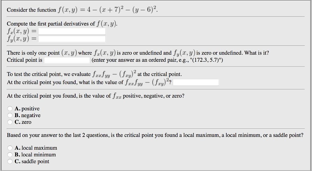 Solved Consider the function f(x, y) = squareroot (x - 2)^2 | Chegg.com