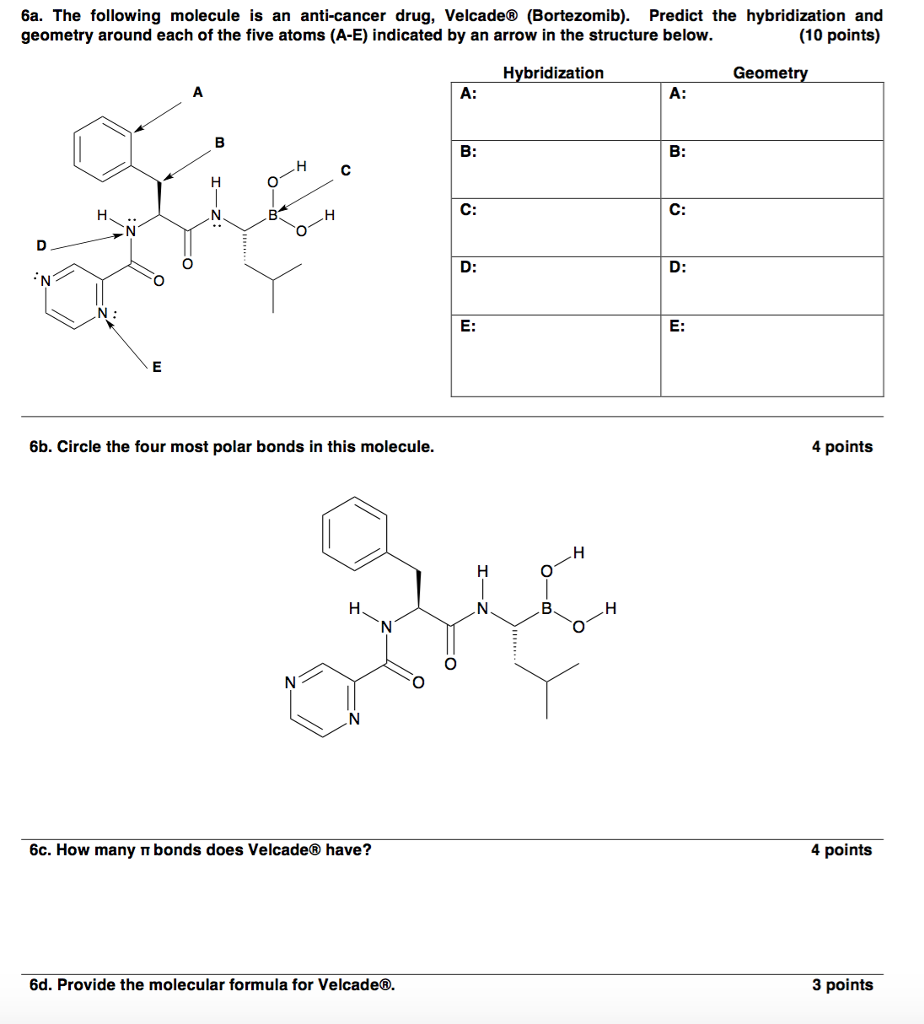 Solved Questions about hybridization , pi bonds, sigma | Chegg.com