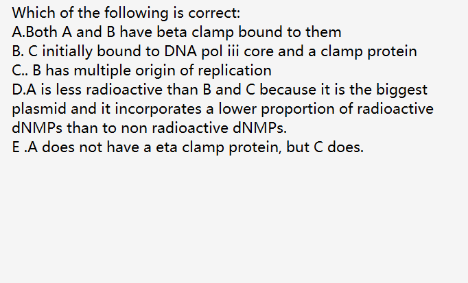 Solved Thist is an experiment using DNA pol iii core and | Chegg.com