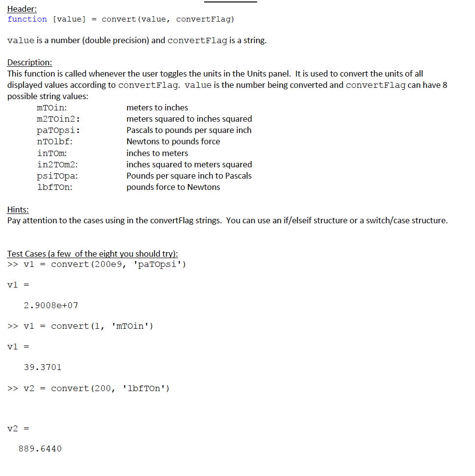 Solved Function value Convert value Convert Flag Chegg Solved Function value Convert value Convert Flag Chegg