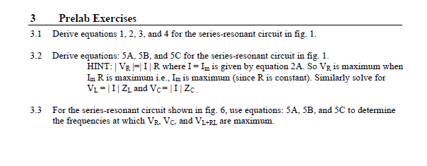 Solved Derive equations 1,2,3, and 4 for the series-resonant | Chegg.com Solved Derive equations 1,2,3, and 4 for the series-resonant | Chegg.com