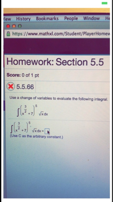 Solved Use a change of variables to evaluate the following | Chegg.com
