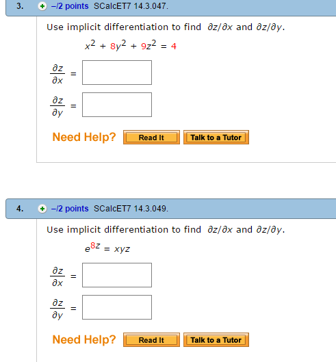 Solved Use implicit differentiation to find and x^2 + 8y^2 | Chegg.com