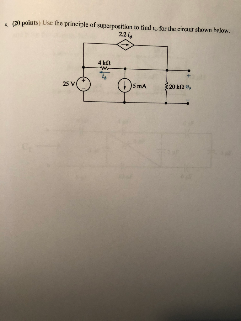 Solved 4, (20 points) Use the principle of superposition to | Chegg.com