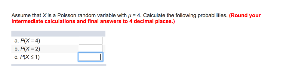 Solved Assume That X Is A Poisson Random Variable With Mu 