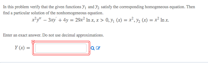 Solved In this problem verify that the given functions 1 and | Chegg.com