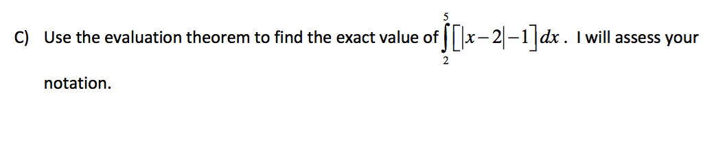 Solved Use the evaluation theorem to find the exact value of | Chegg.com