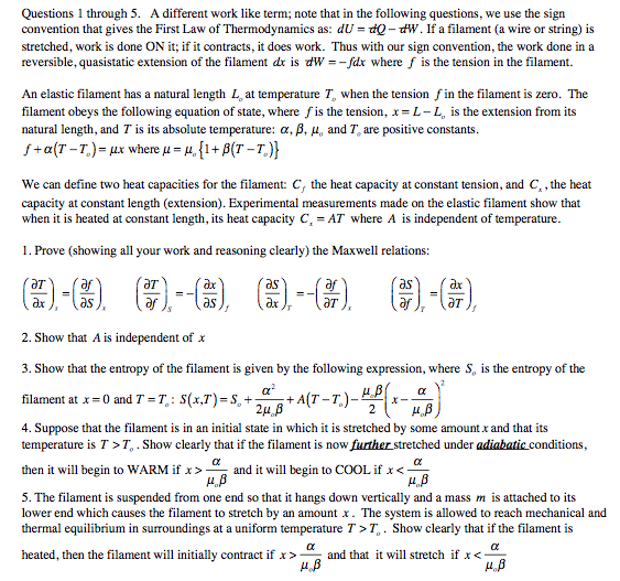 Solved Questions 1 through 5. A different work like term; | Chegg.com