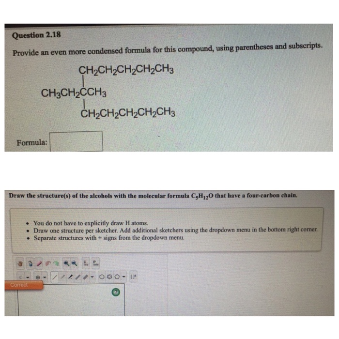 Solved Provide an even more condensed formula for this | Chegg.com