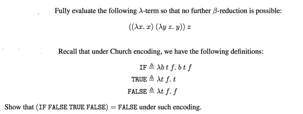 Solved Fully evaluate the following lambda-term so that no | Chegg.com