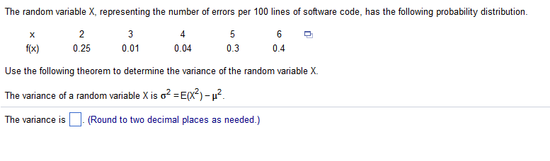 Solved The Random Variable X Representing The Number Of 