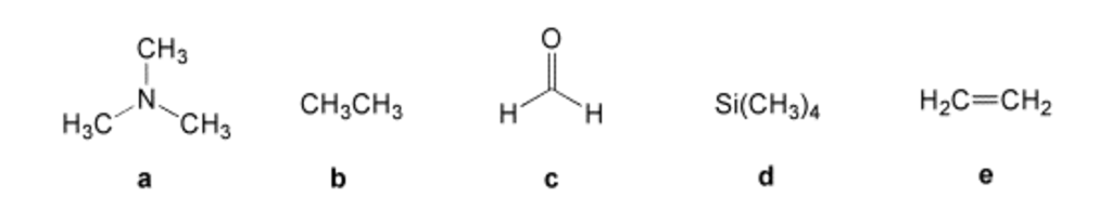 Solved The following compounds all show a single line in | Chegg.com