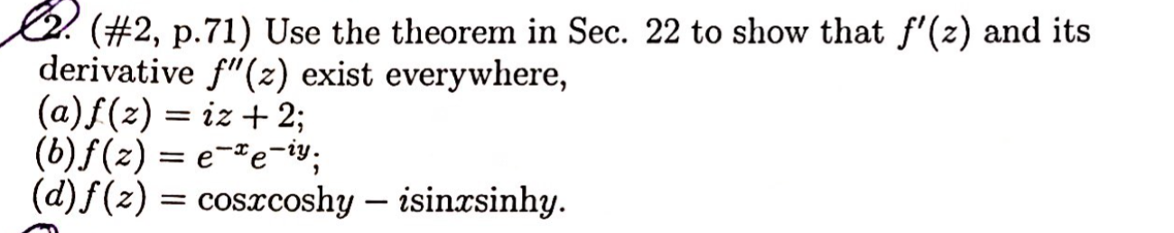 Solved Complex Analysis : | Chegg.com