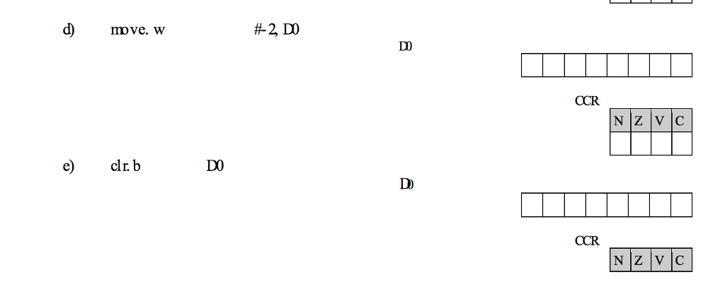 Solved 5. (20 pts.) Given the following initial register and | Chegg.com