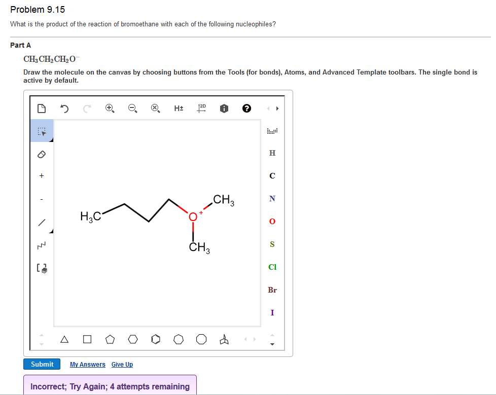 Solved Problem 9.15 What is the product of the reaction of | Chegg.com