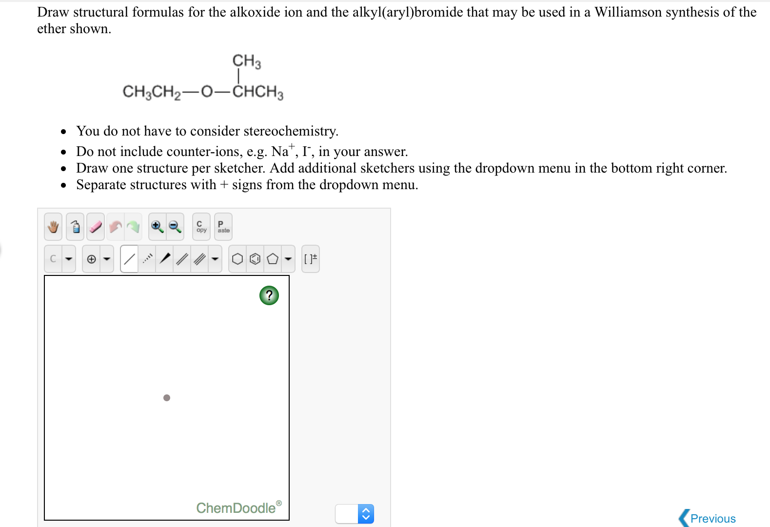 Solved Draw structural formulas for the alkoxide ion and the | Chegg.com