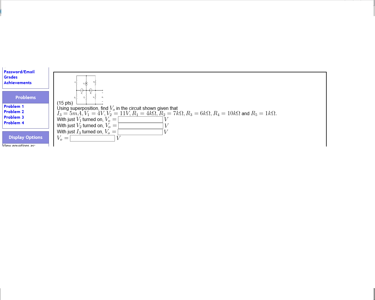 Solved Password/Email Grades Achievements Problems (15 pts) | Chegg.com