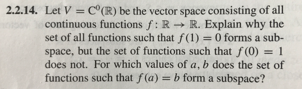 Solved Let V = Co (R) be the vector space consisting of all | Chegg.com