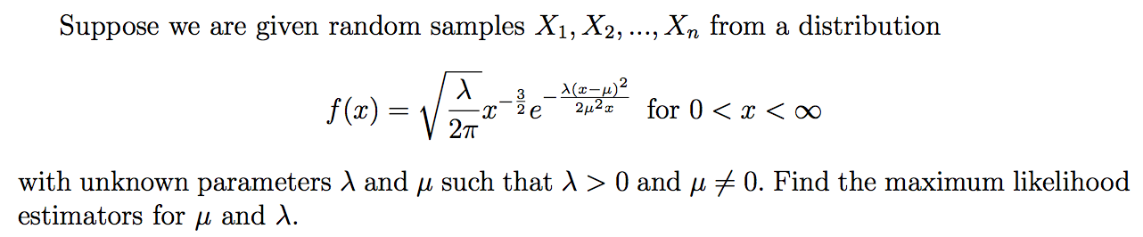 Solved Suppose we are given random samples X1, X2, ..., Xn | Chegg.com