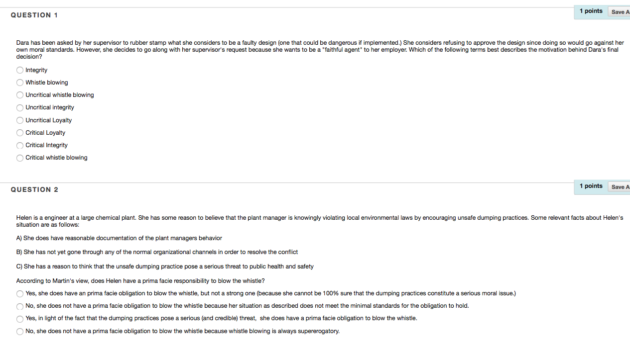 Solved QUESTION 1 Dara has been asked by her supervisor to | Chegg.com