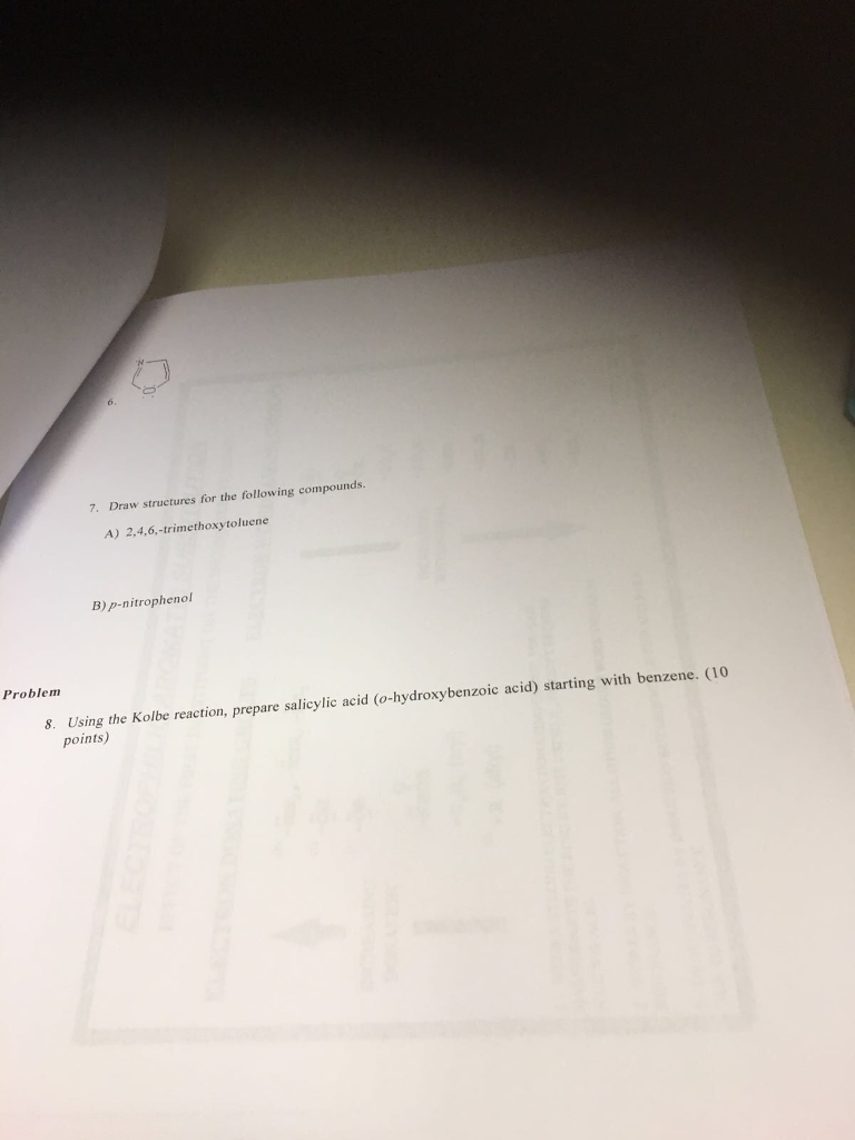 Solved Draw structures for the following compounds. A) 2, | Chegg.com
