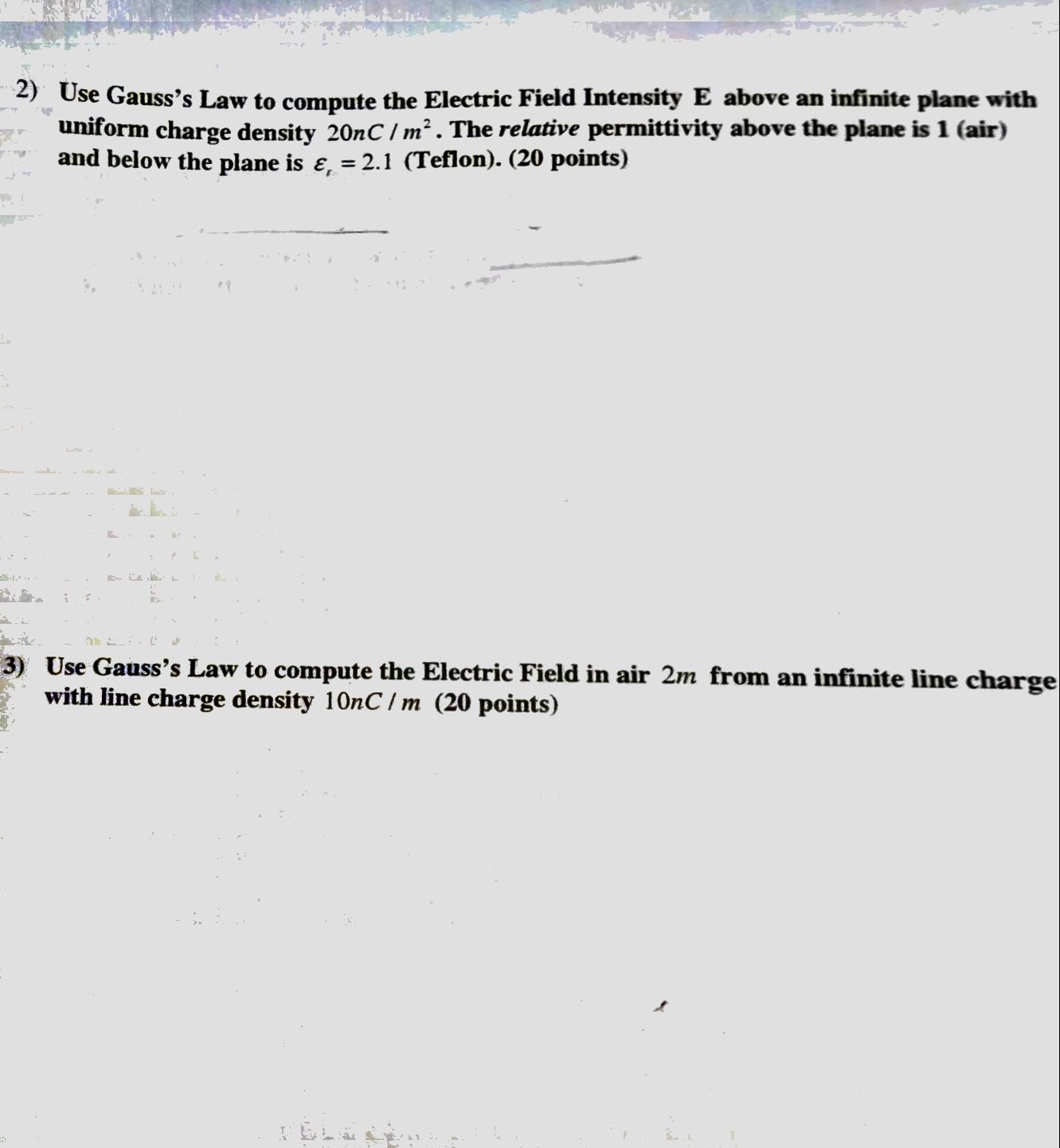 Solved Use Gauss's Law to compute the Electric Field | Chegg.com