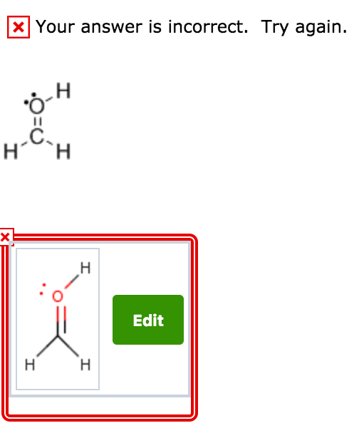 Solved x Your answer is incorrect. Try again "O HT H Edit | Chegg.com
