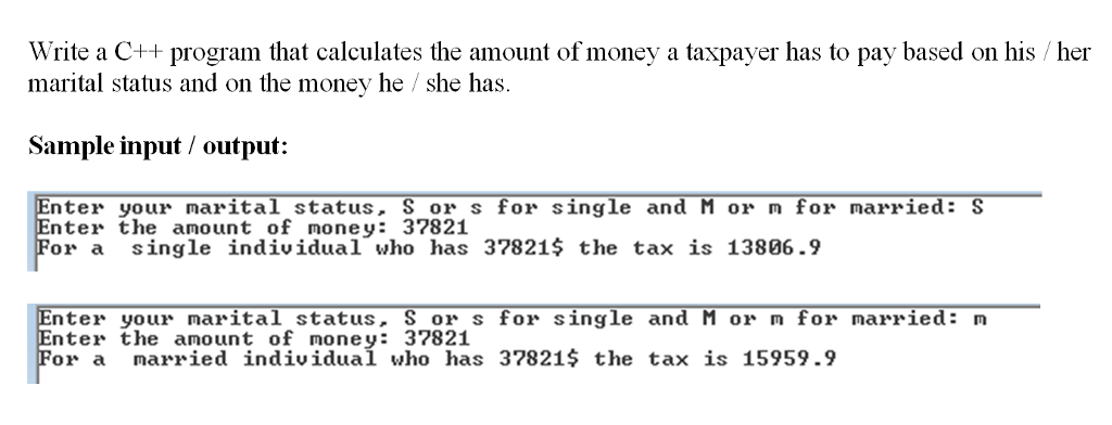 Solved Write A C Program That Calculates The Amount Of