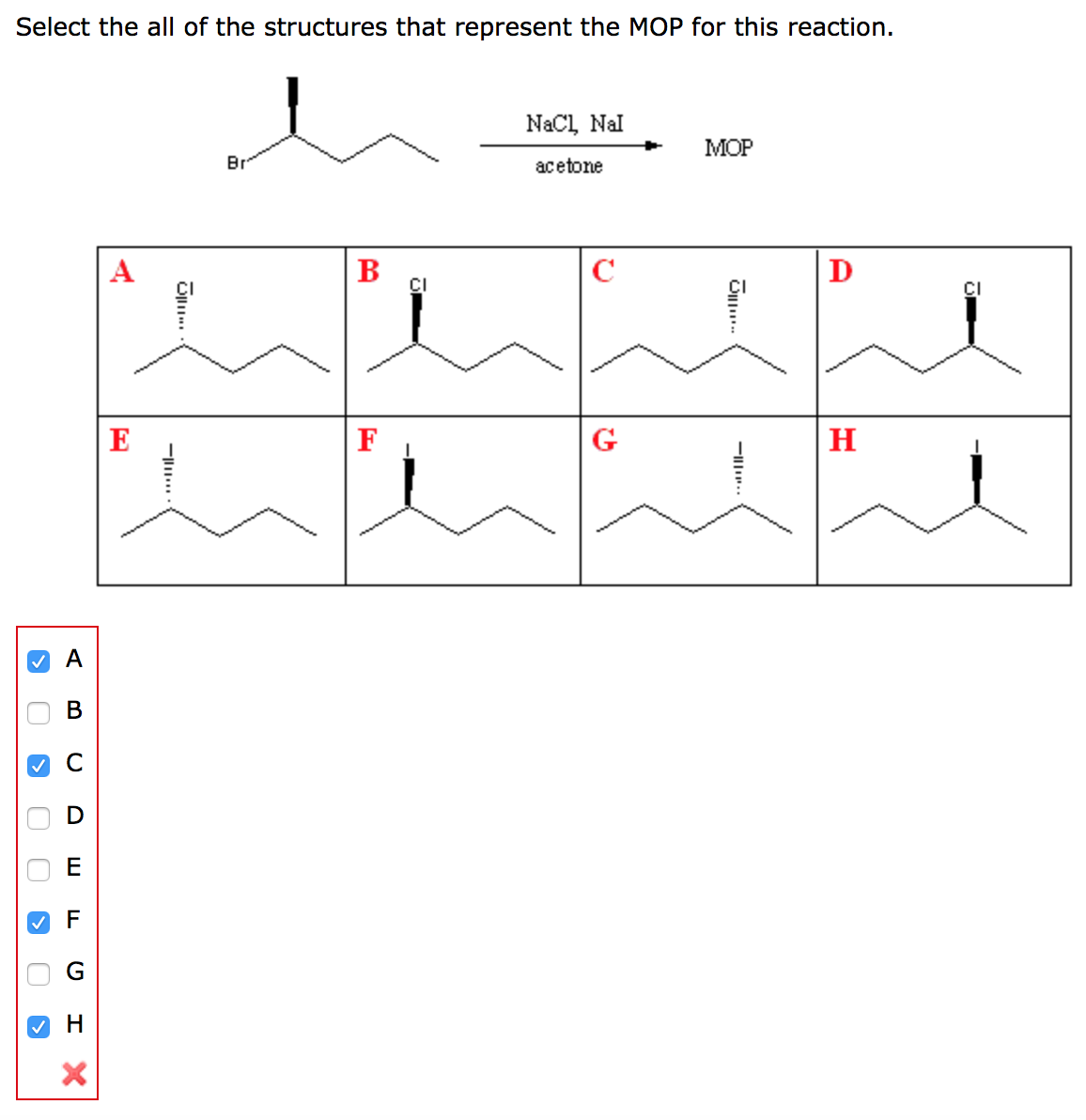 Solved Select the all of the structures that represent the | Chegg.com