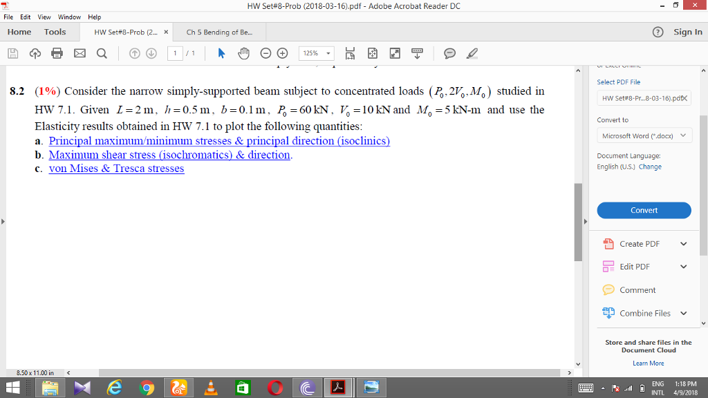 Solved Hw Set#8-Prob (2018-03-16).pdf-Adobe Acrobat Reader | Chegg.com