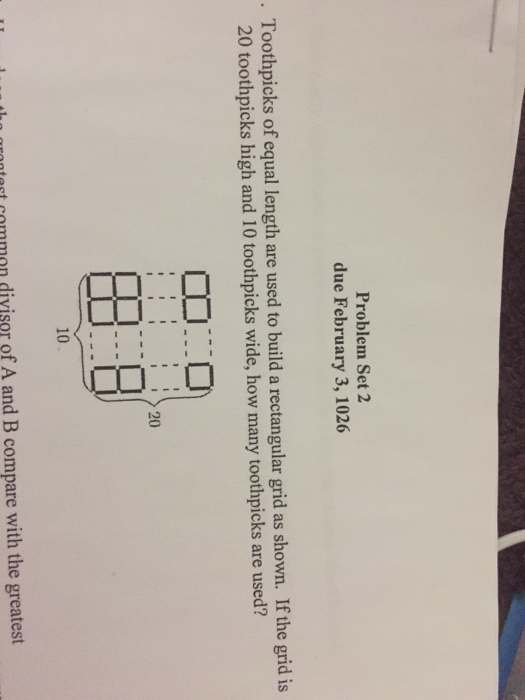 Solved Toothpicks of equal length are used to build a | Chegg.com