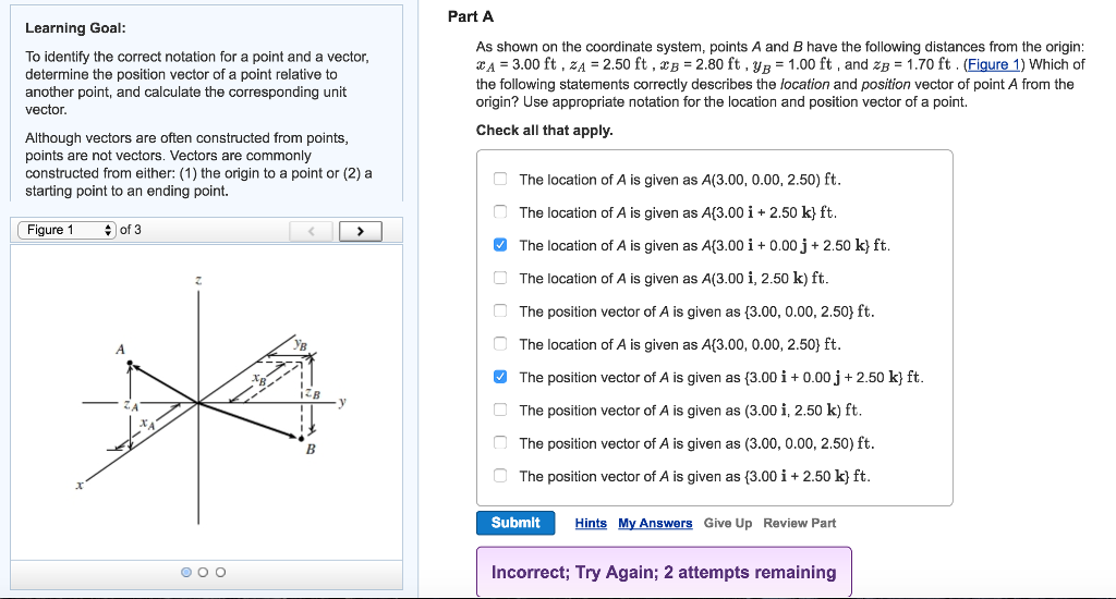 Solved Learning Goal: To identify the correct notation for a | Chegg.com