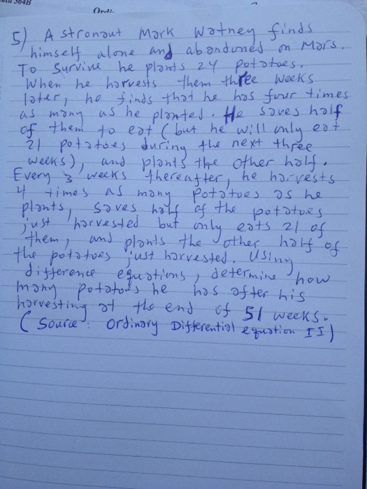 Astronaut Mark Watney finds himself alone and | Chegg.com