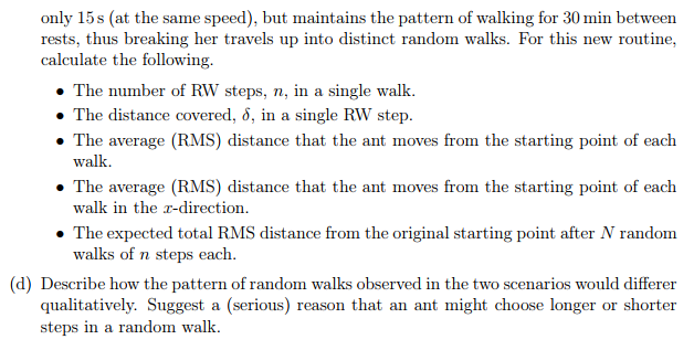 Solved 4. An ant is taking a two-dimensional random walk on | Chegg.com