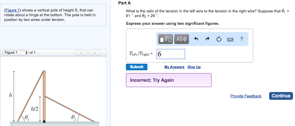 Solved Shows a vertical pole of height h, that can rotate | Chegg.com