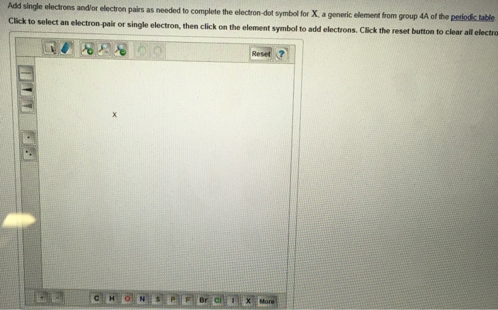 Solved Add single electrons and/or electron pairs as needed | Chegg.com