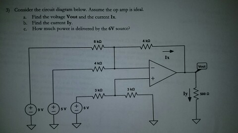 Solved Consider the circuit diagram below. Assume the op amp | Chegg.com