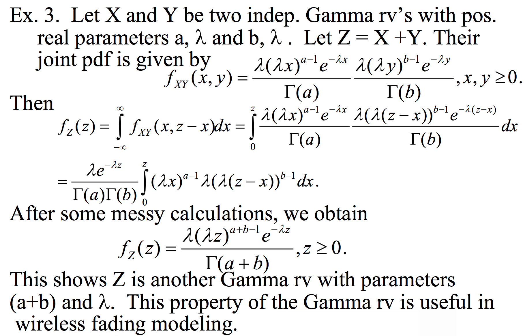 Gamma Random Variable, pdf, waiting time. Second | Chegg.com