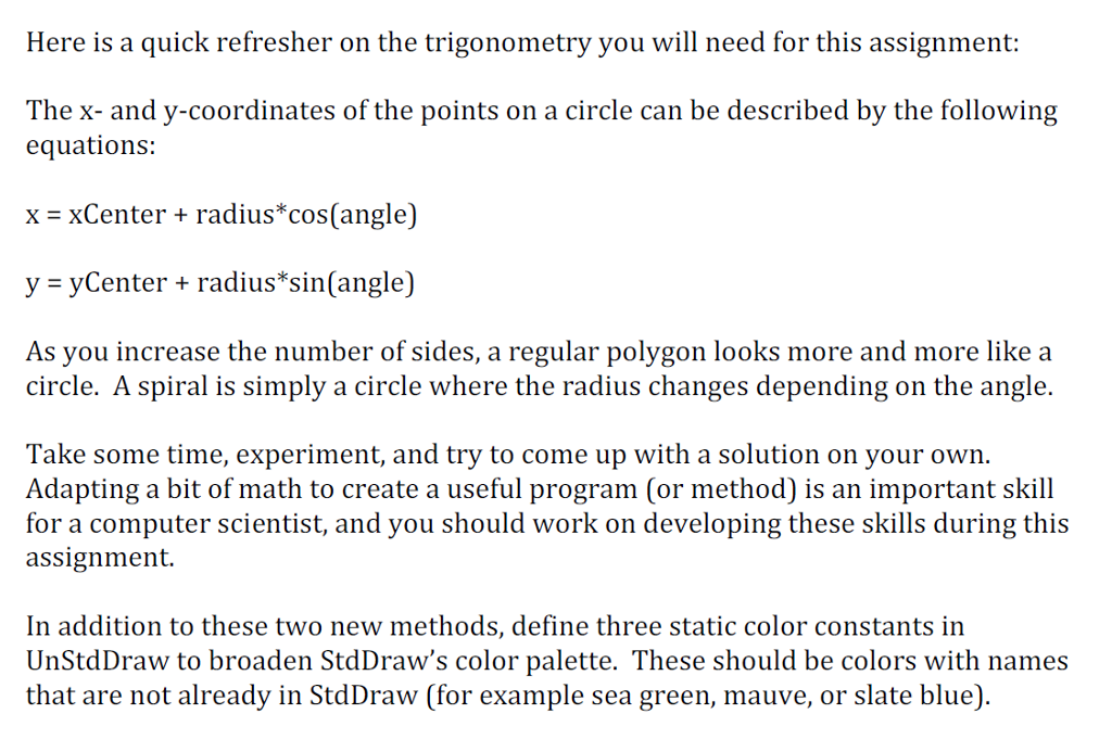 Solved For this project we will create a class that add some | Chegg.com