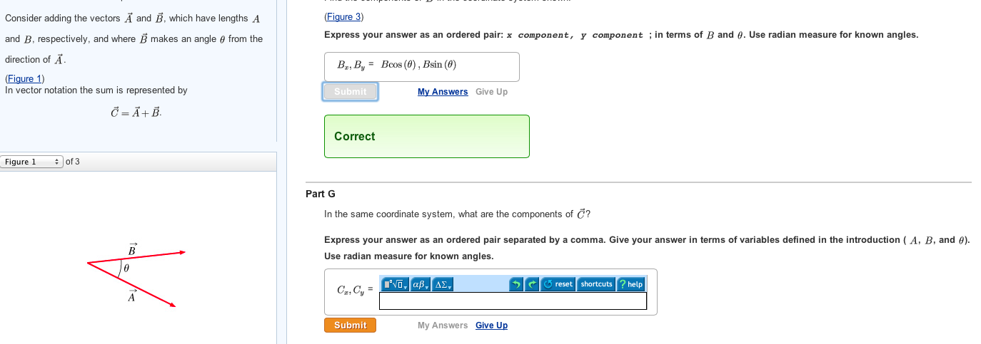 Consider adding the vectors A rightarrow and B | Chegg.com