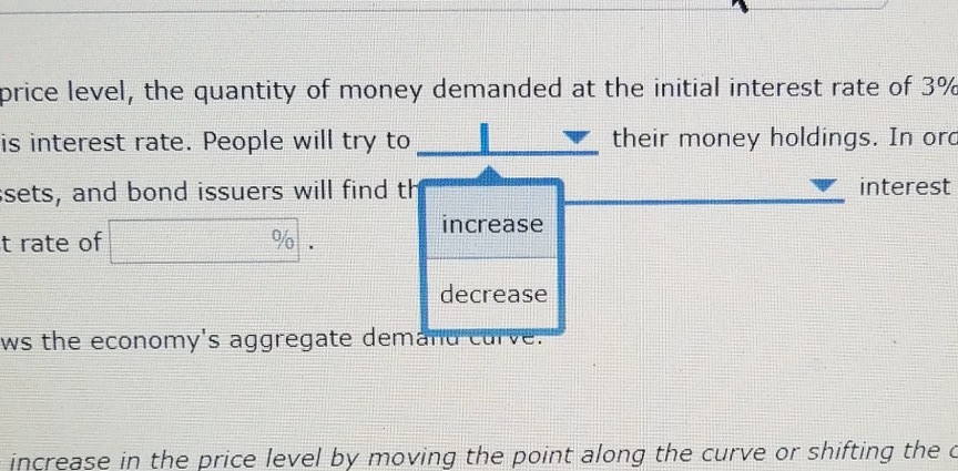Solved 2. The theory of liquidity preference and the | Chegg.com