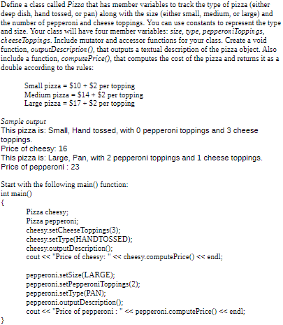 Solved Please look at the sample OUTPUT before doing this | Chegg.com