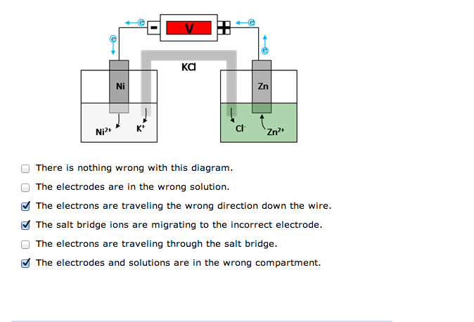 Solved Determine the errors (if any) with each galvanic cell | Chegg.com