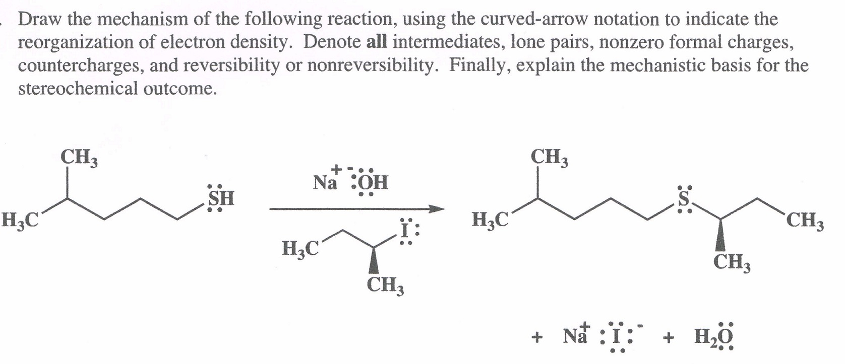 Solved Draw the mechanism of the following reaction, using | Chegg.com