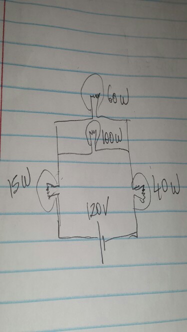 Solved Light bulbs with the power ratings (expressed in | Chegg.com