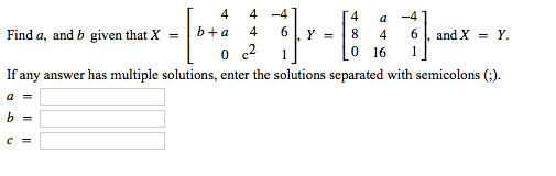 Solved Determine the order of the matrix 1 4 17 | Chegg.com