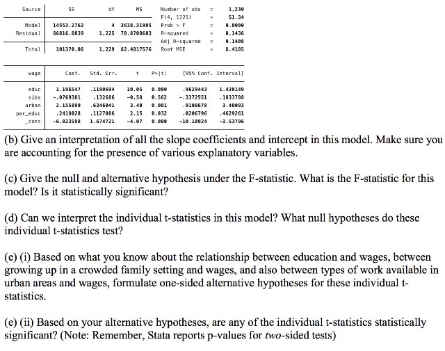 Solved Give an interpretation of all the slope | Chegg.com Solved Give an interpretation of all the slope | Chegg.com